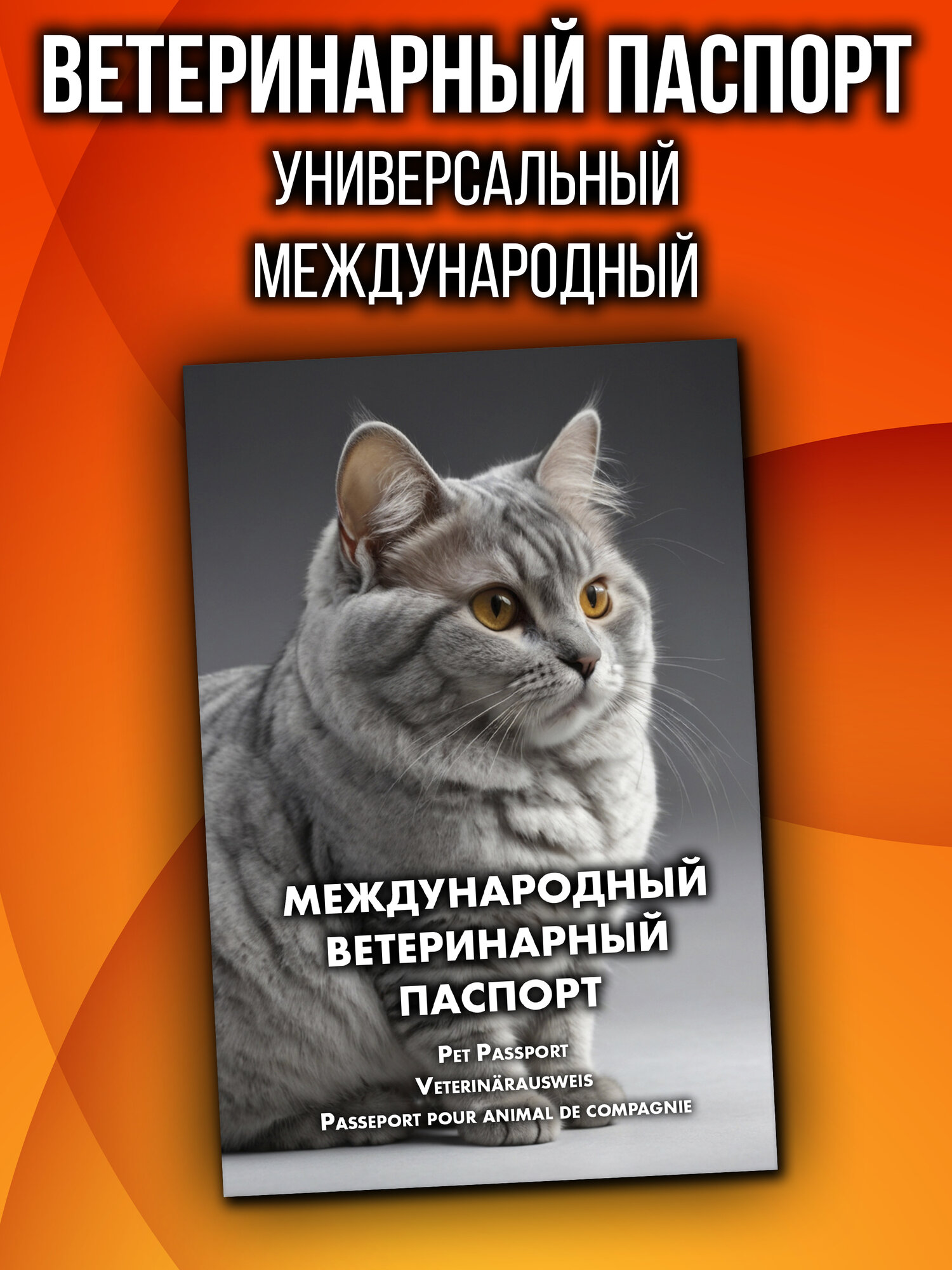 Ветеринарный паспорт для кошек и собак международный
