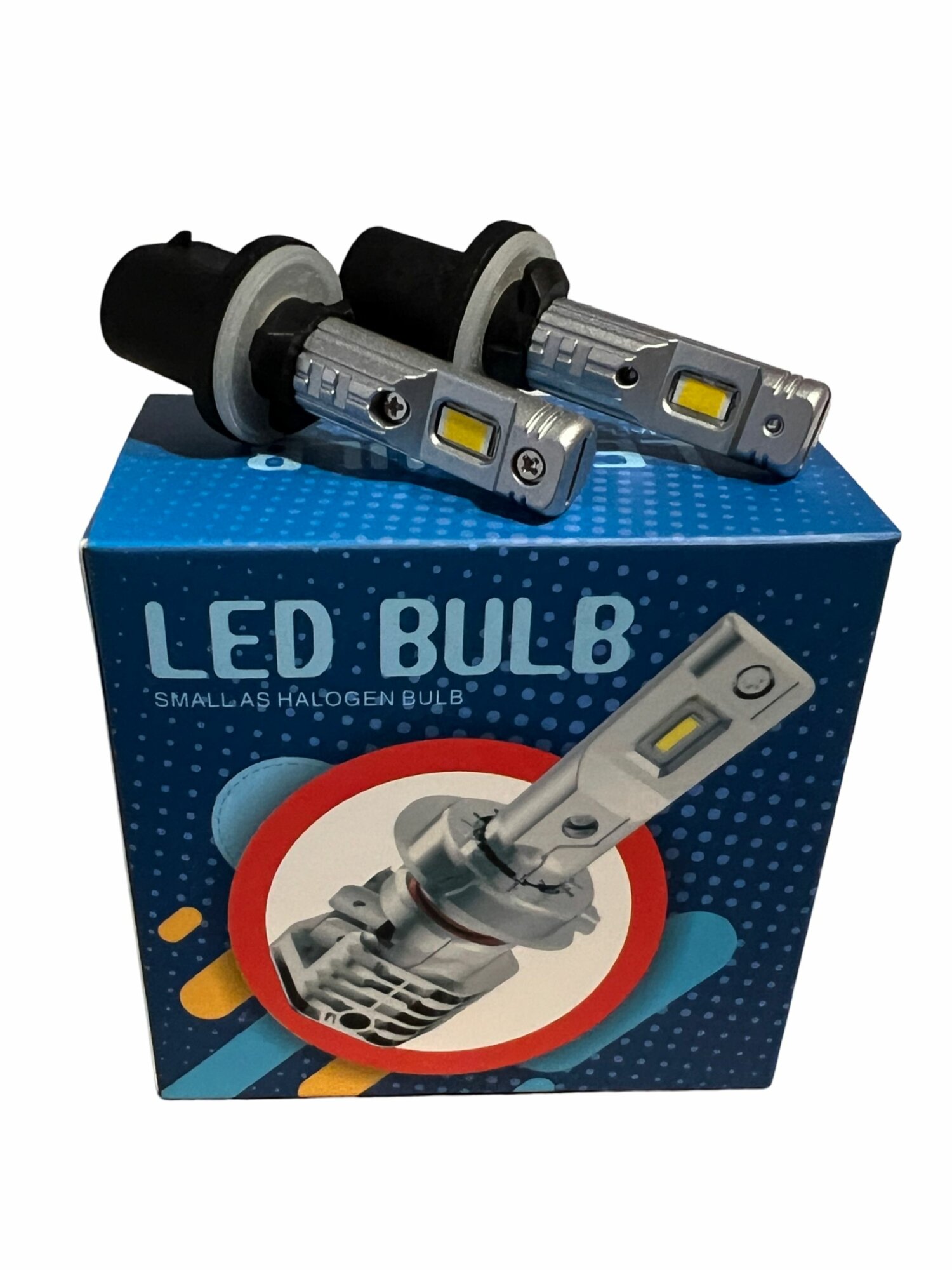 Светодиодные лед лампы H27 (880/881) LED 35W 3800k / желтый свет / комплект 2 шт