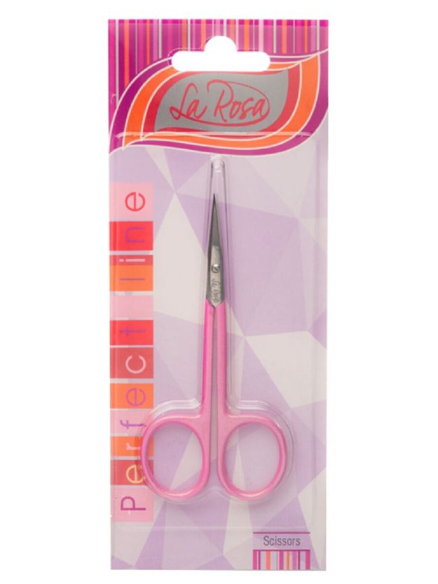 La Rosa Ножницы для ногтей SC-1723 нежно розовые перламутровые