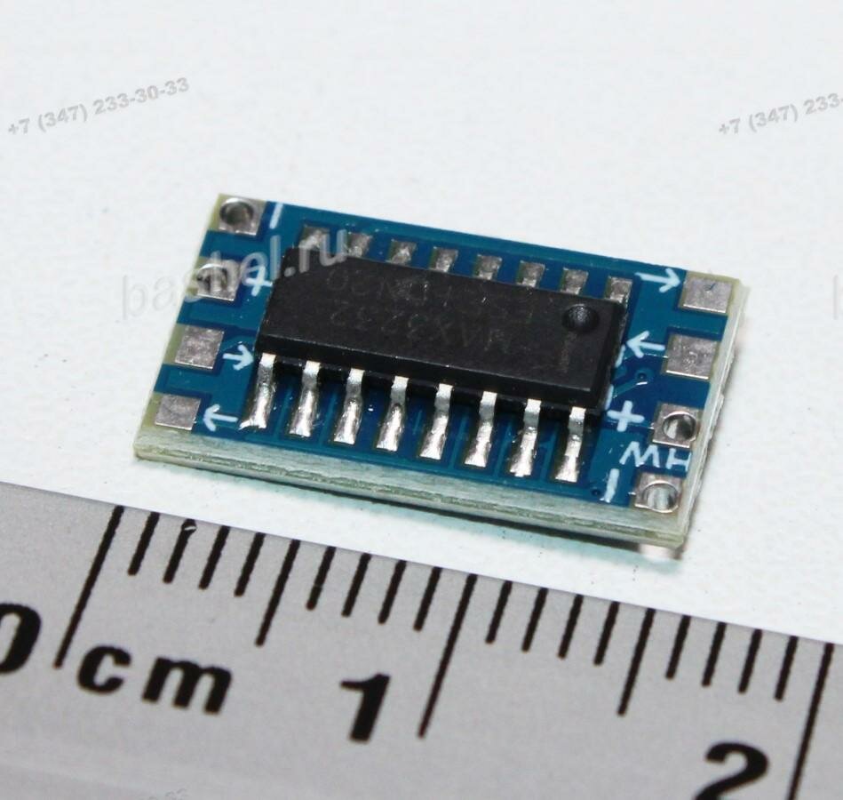 EM-912 RS232 <--> TTL Converter module, Адаптер интерфейсный, (на MAX3232, 120 кбит/c, пит. 3 .5 В)