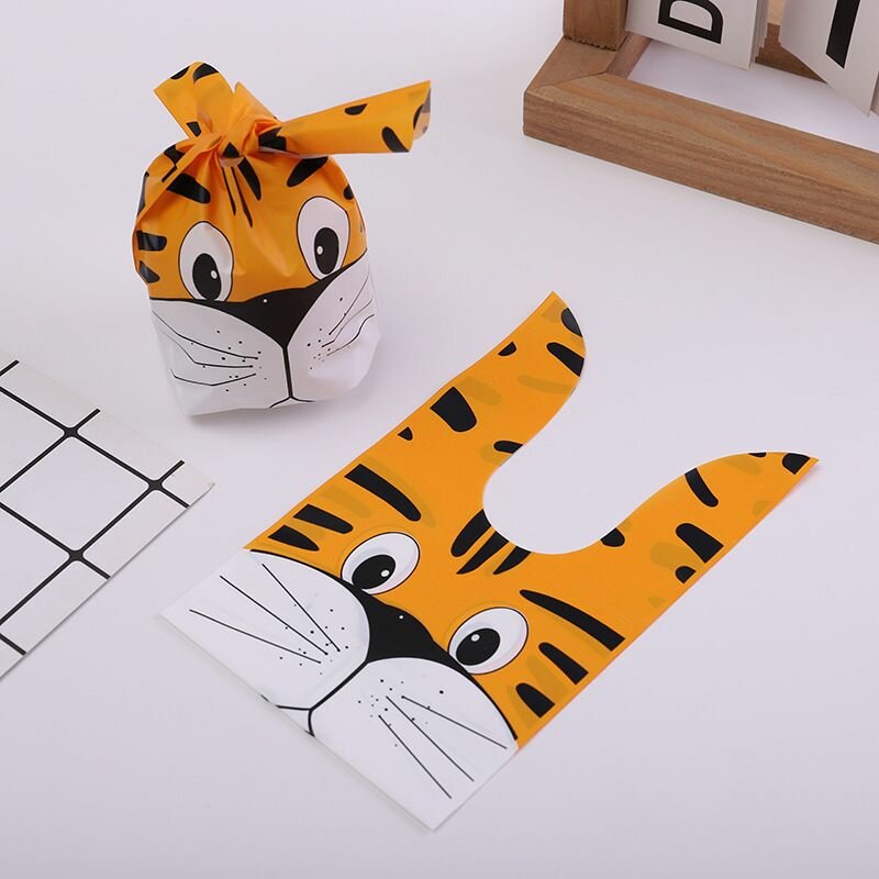 Подарочные пакеты с ушками-завязками 50 шт, пакетики в детский сад, садик, подарочная упаковка