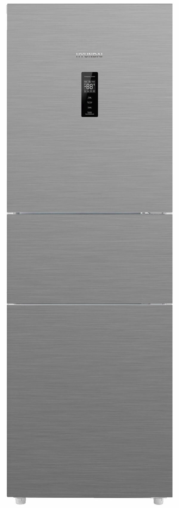Многокамерный холодильник Hyundai CM30073F No frost, серый металлик