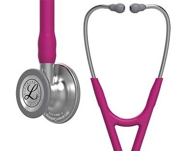 Стетоскоп Littmann Cardiology IV, малиновая трубка, стальная акустическая головка, 69 см