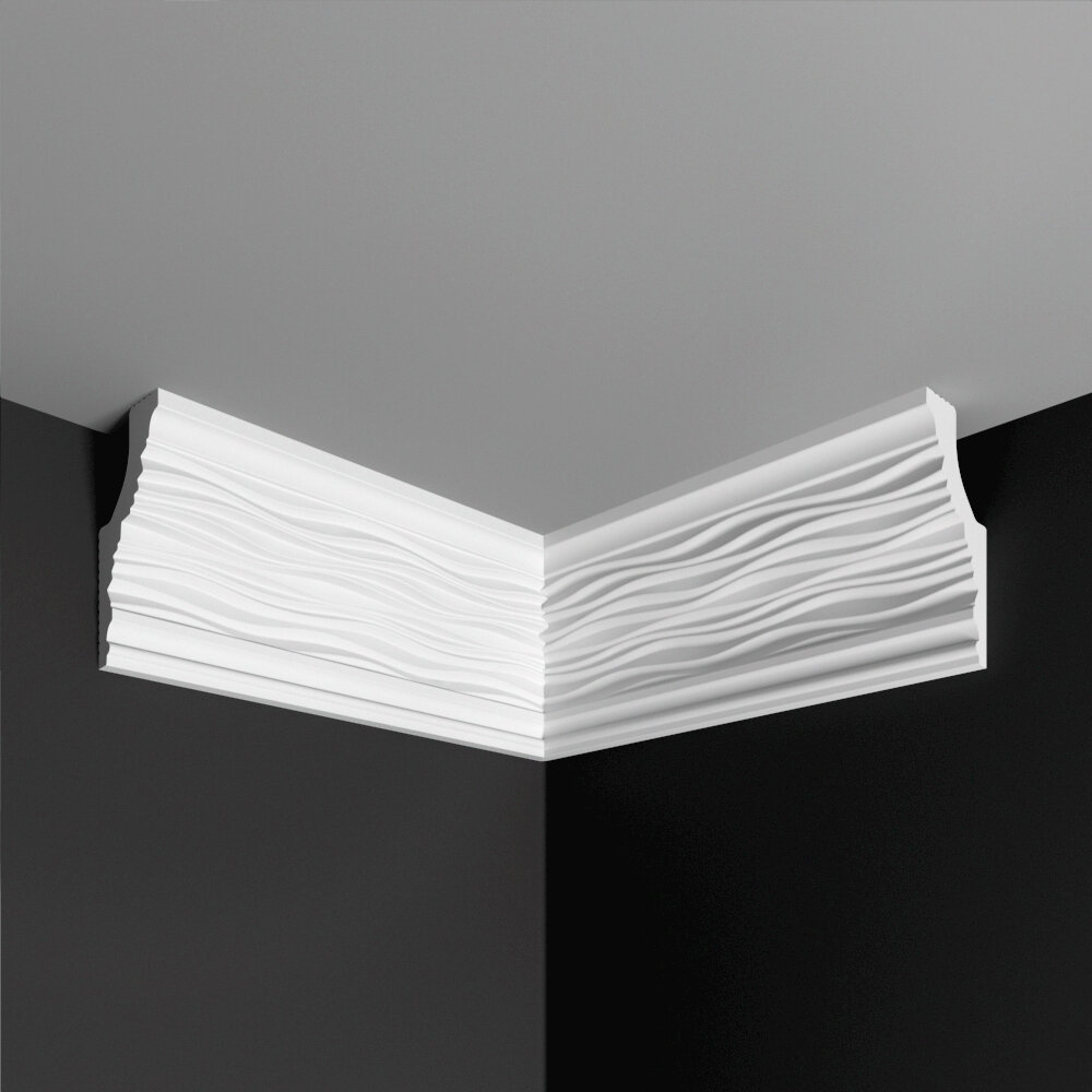 Угол Внутренний к Плинтусу Де-Багет ДП 38/80 Д2000хШ36хВ71 мм.