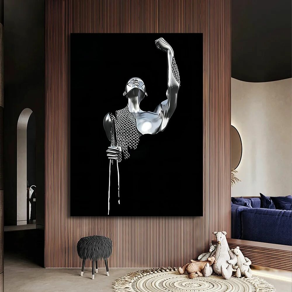 3д картина, иллюзия скульптуры, 50х70 см.