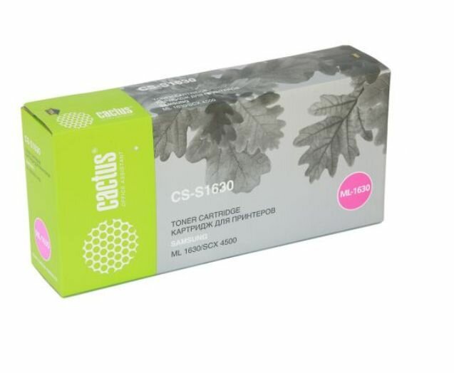 Картридж Cactus CS-S1630, для принтеров Samsung ML-1630/SCX-4500, чёрный, 2000 страниц