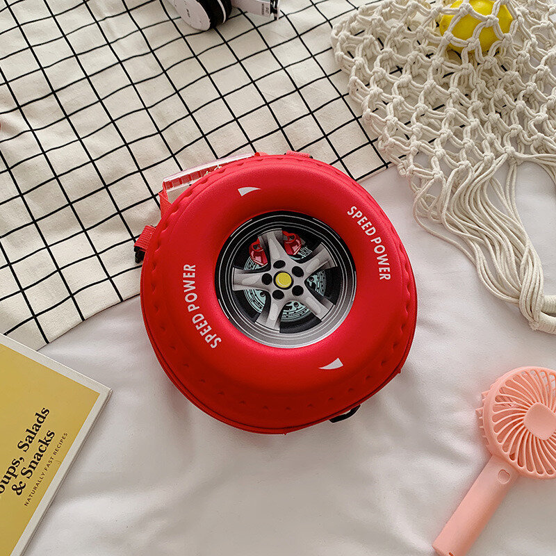 Рюкзак, для детей, 3D, с принтом, красный