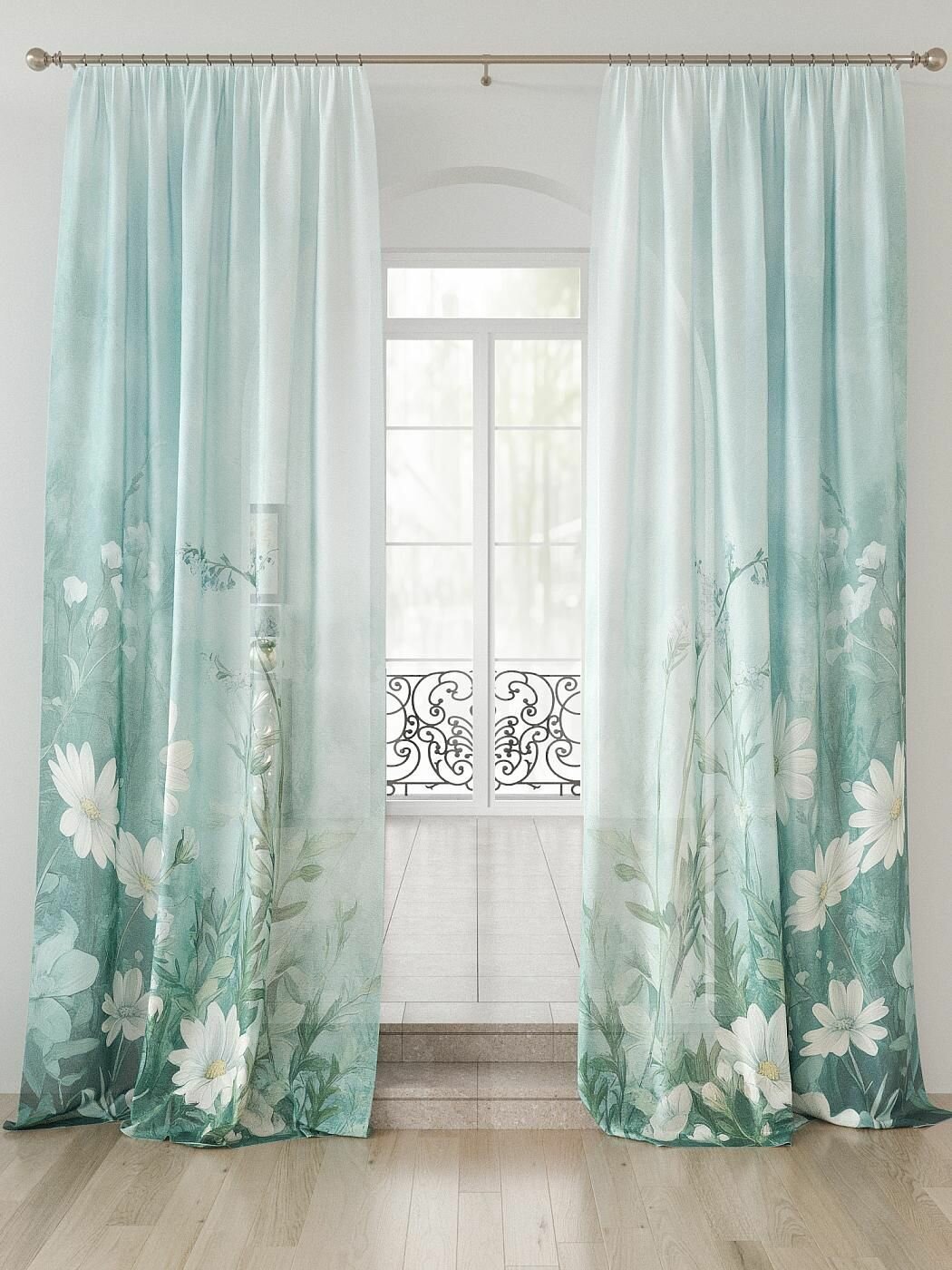 Тюль для комнаты Comfy Way / Вуаль 150х230 см / Лоуна - 58