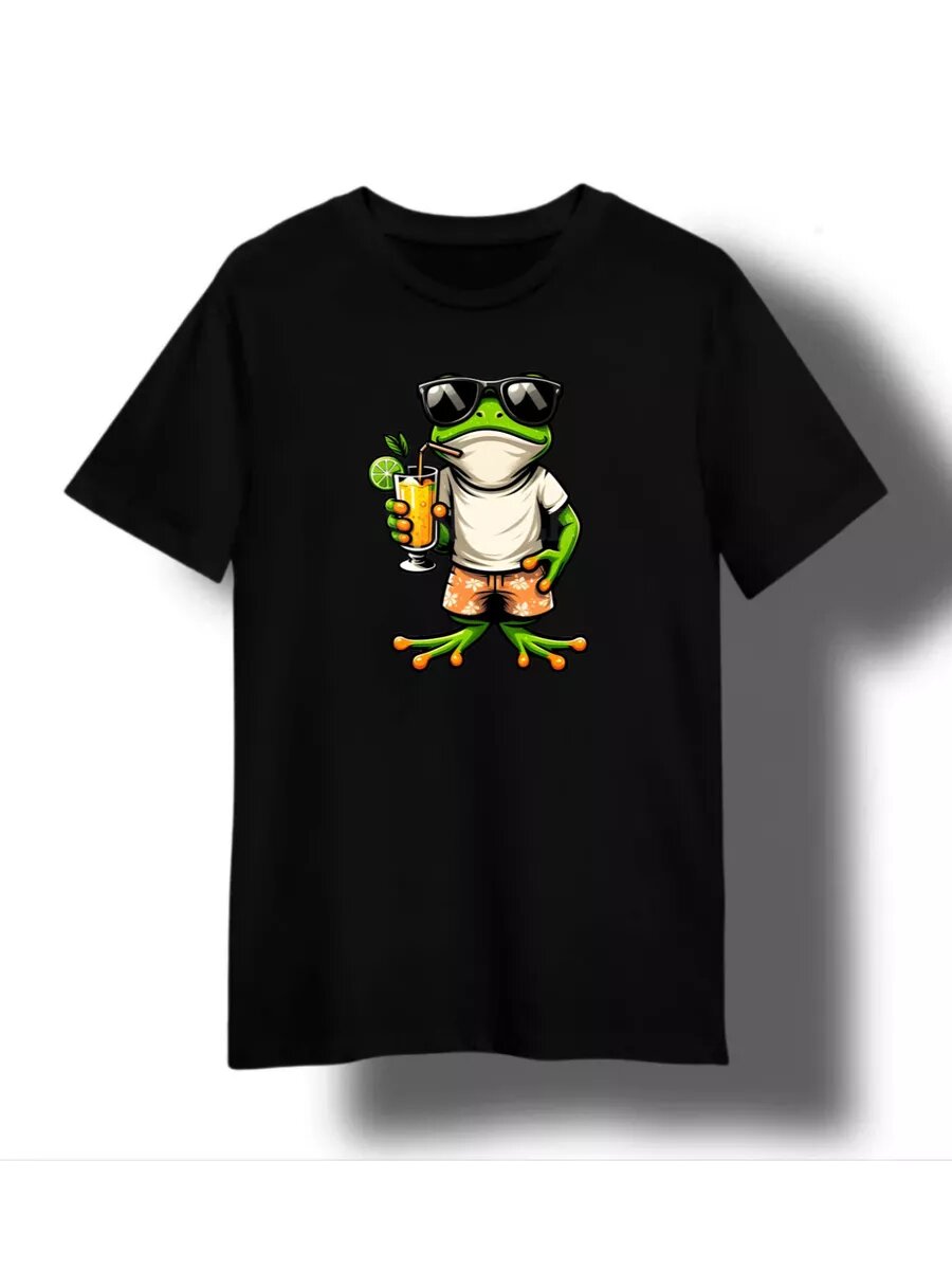 Футболка лягушка