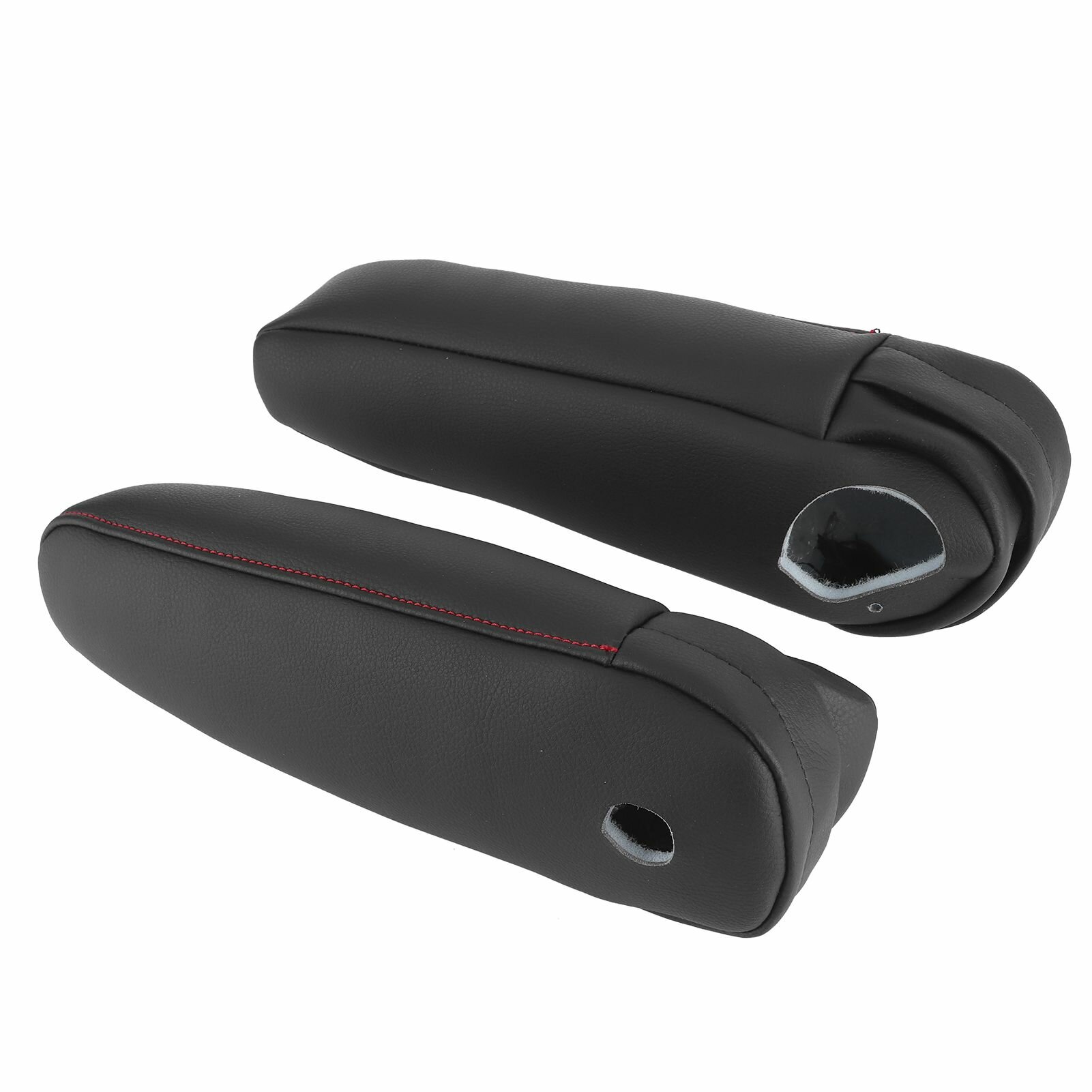Чехлы для подлокотника синтетической кожи на 2 шт. для Lexus RX 300 330 350 2003-2009, черные, микрофибра