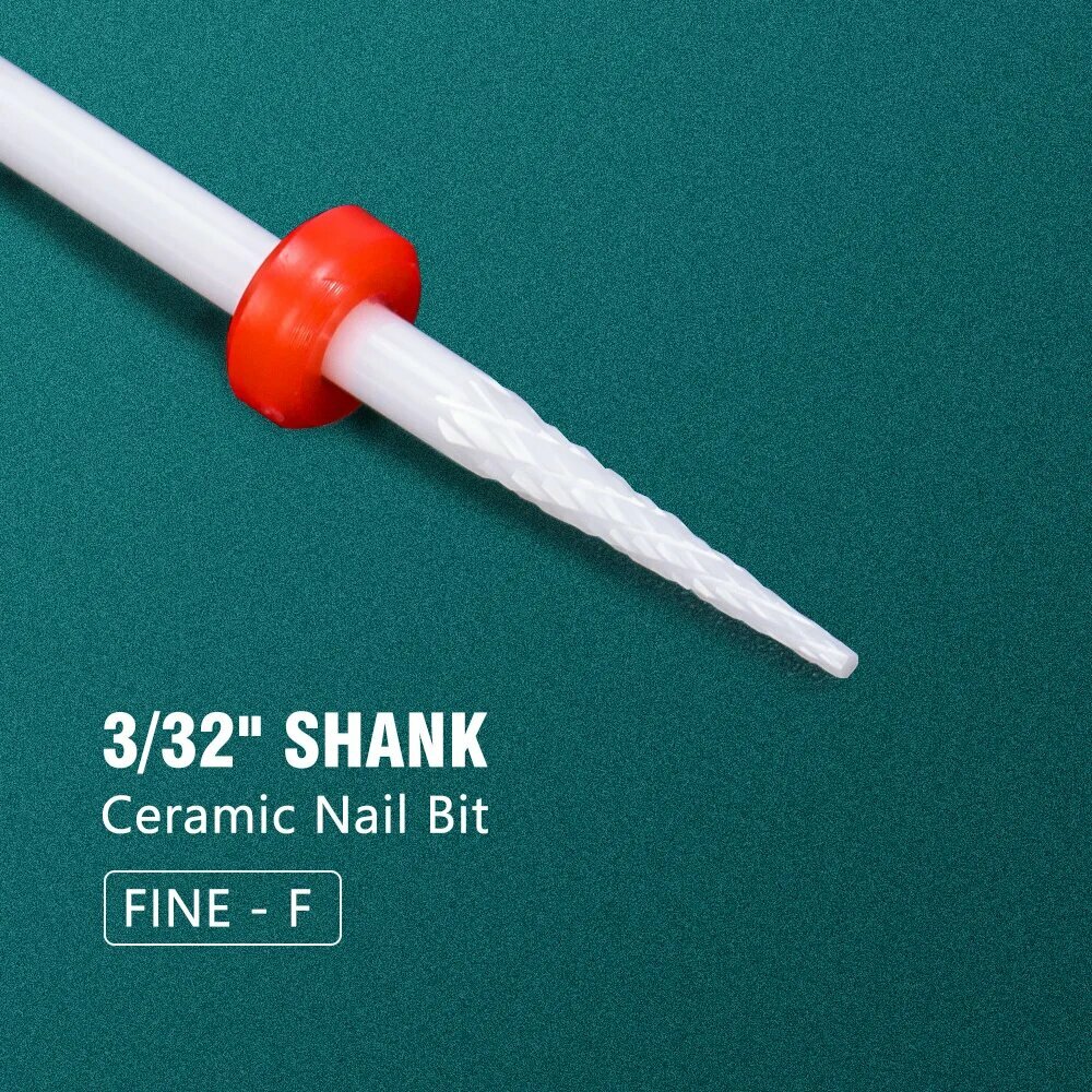 Керамическое сверло для ногтей 3/32" Shank, Fine - F, Цвет: 45