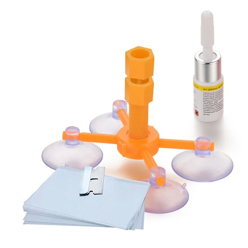 Набор для ремонта лобового стекла, быстрая фиксация треснутого стекла автомобиля, набор инструментов для ремонта лобового стекла, герметик из смолы, сделай сам, полировка оконного экрана