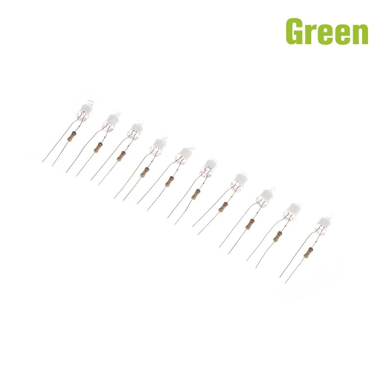 Неоновые индикаторные лампы HELTC, 220В, 10 шт. Green