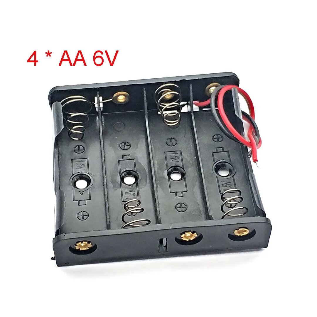 Бокс для батареек AA 6V 4 шт.