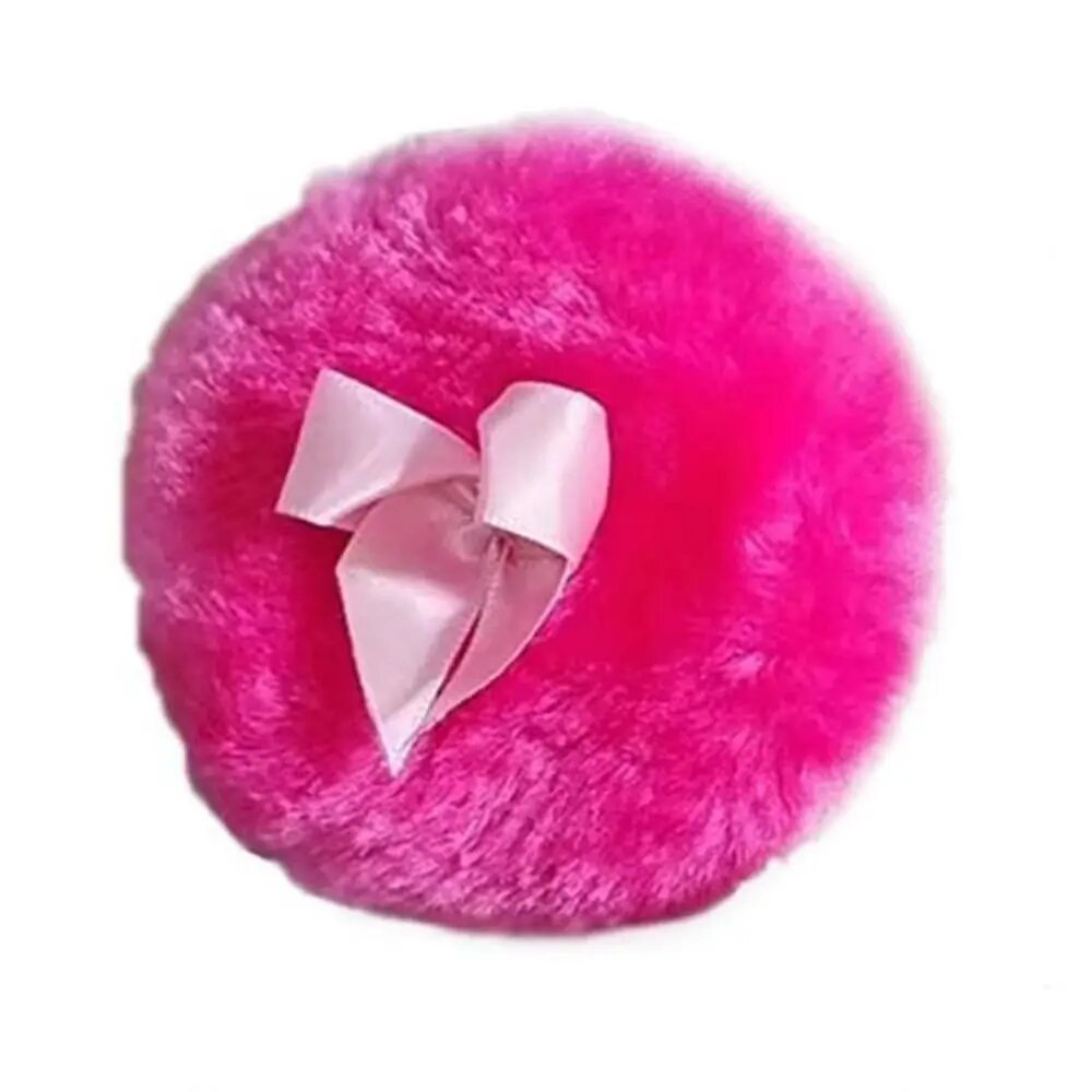 Велюровая пуховка для пудры Rose Red