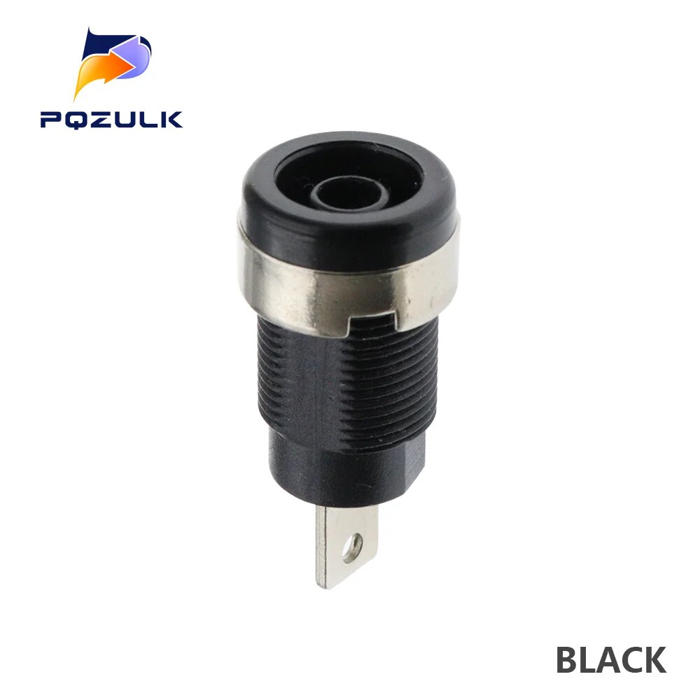 Черный банановый разъем PQZULK 4 мм