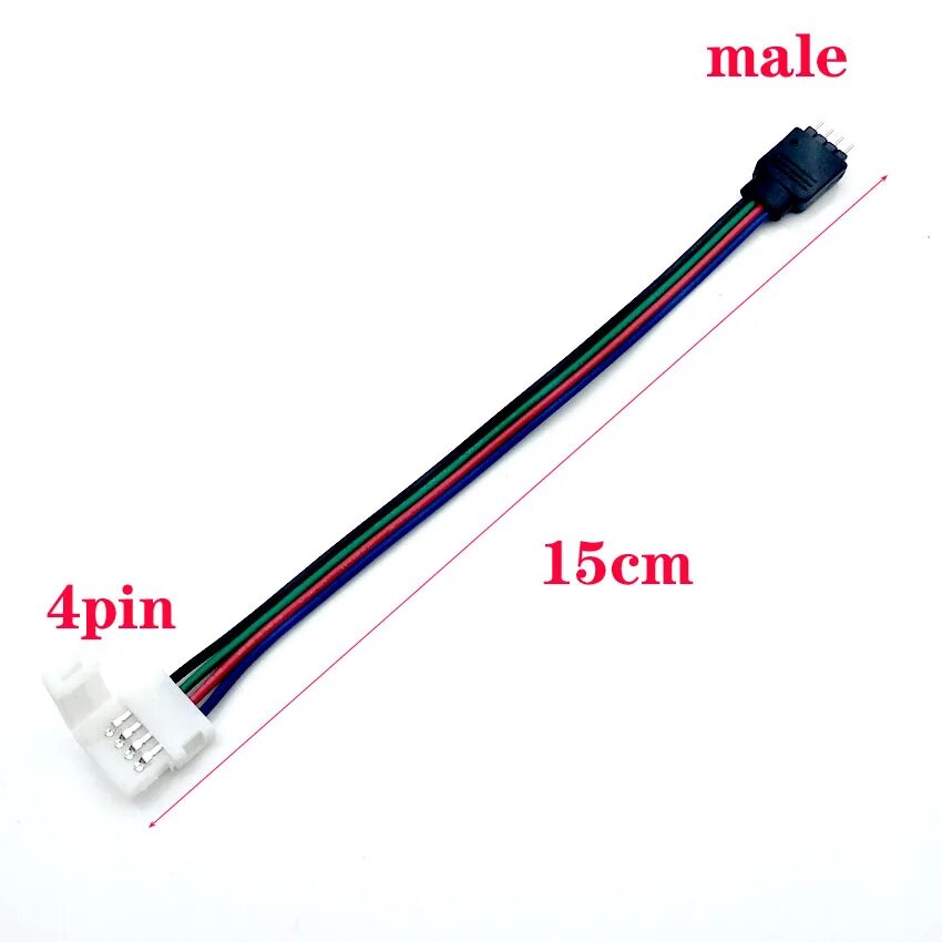 JCD 4Pin 5Pin RGB LED Кабель 4pin male