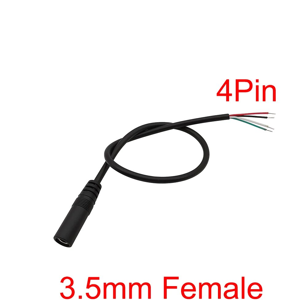 Аудио кабель удлинитель 2.5мм 3.5мм 3.5mm Female 4P