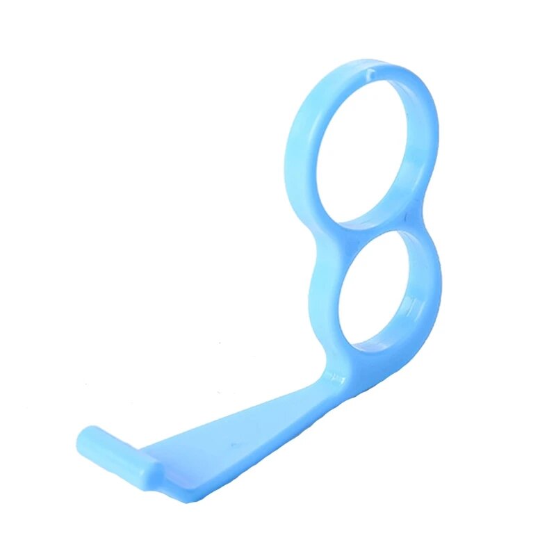 Держатель для мобильного телефона, кольцо на палец, пластиковый кронштейн для мобильного Blue