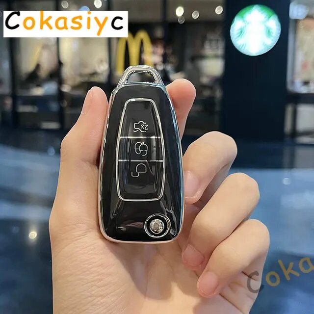 Автомобильный брелок для ключей Ford Black