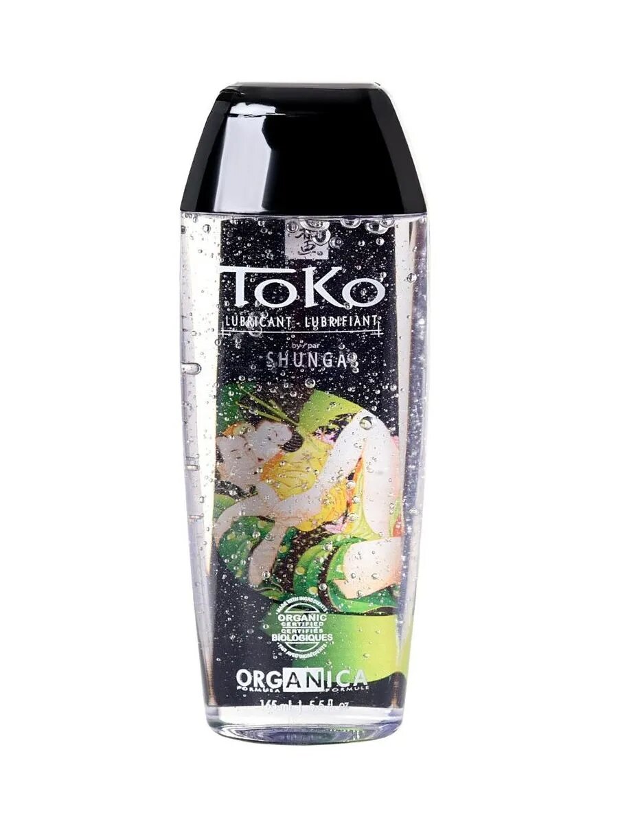 Лубрикант SHUNGA Toko Organica, на водной основе, гипоаллергенный, 165мл