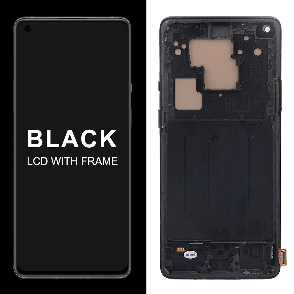 6.78' LCD-дисплей с сенсорным экраном и дигитайзером для OnePlus 8 Pro (модели Black With Frame
