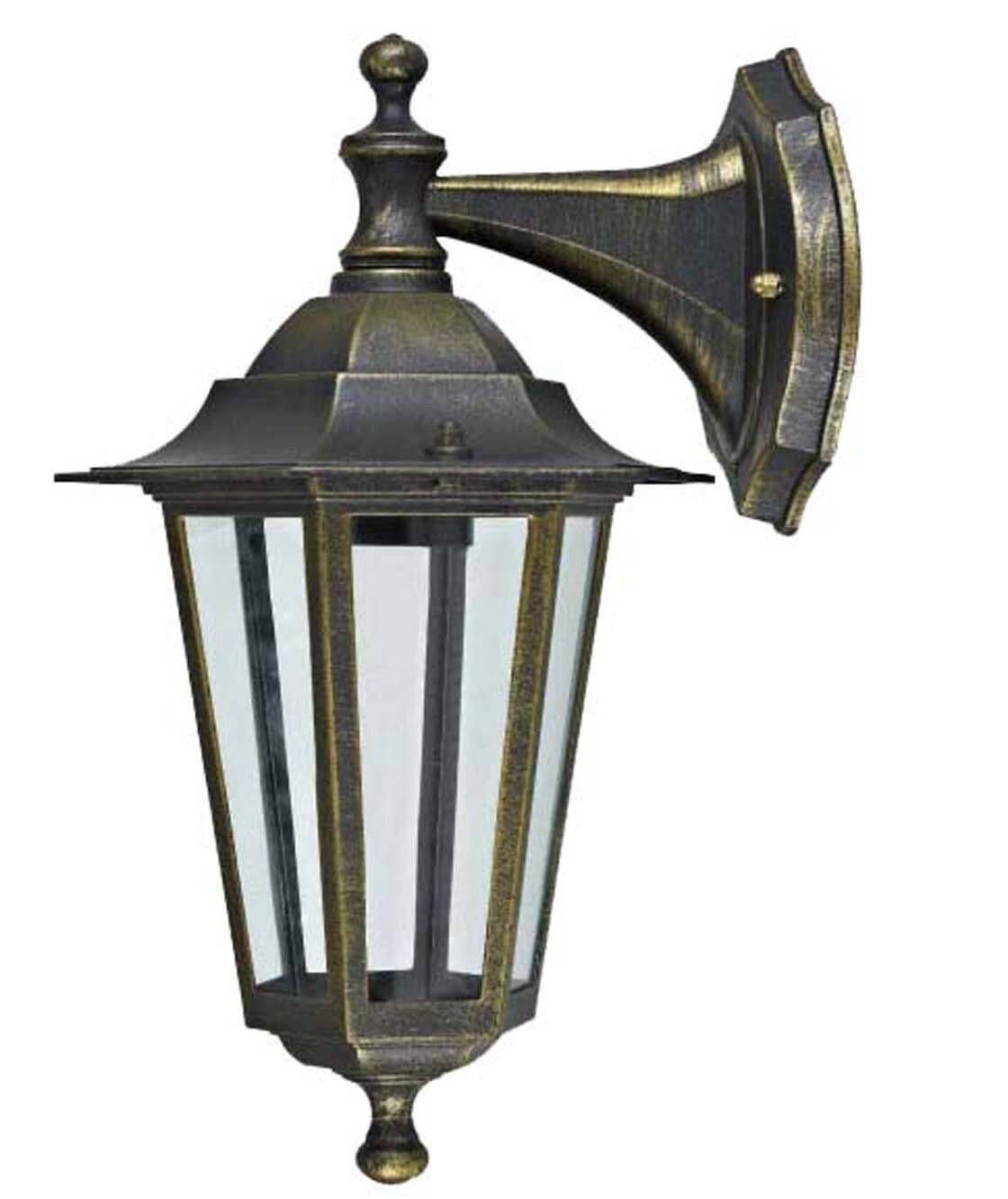 Настенный светильник уличный вниз Inspire Peterburg 1xE27x60 Вт алюминий/стекло цвет бронза