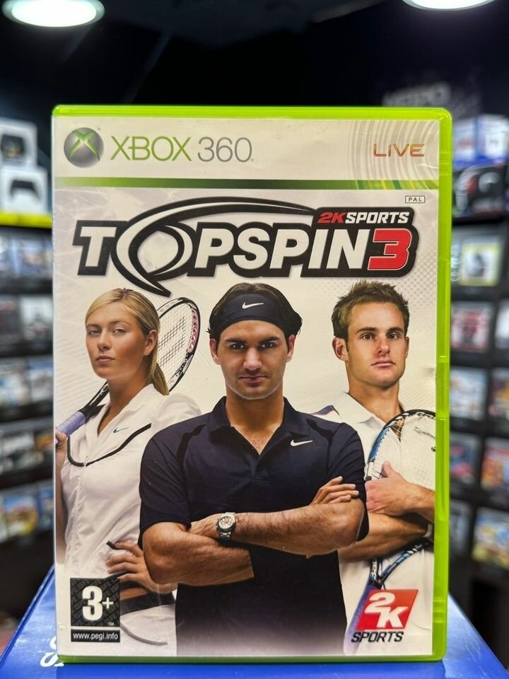 Игра Top Spin 3 (Xbox 360) (Box)