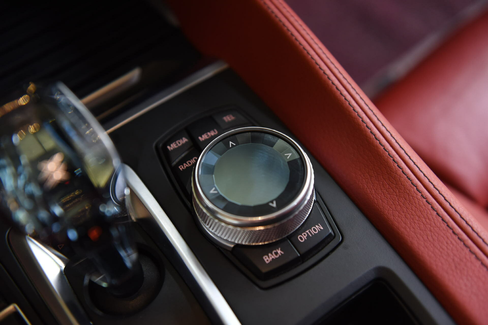 Мультимедийная ручка NBT, для BMW, серебристо-черная, большая