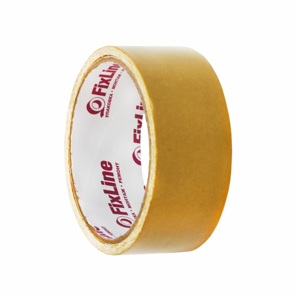 Лента клейкая FixLine Двусторонняя на тканевой основе, 36 мм х 10 м