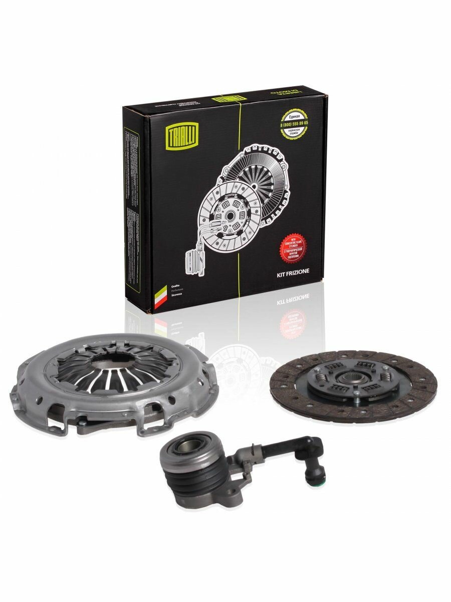 Сцепление в сборе для а/м Лада Largus (12-) 1.6i 16V/ Renault Logan (04-) (с гидр. муфт) (FR 0 FR0924, TRIALLI FR0924