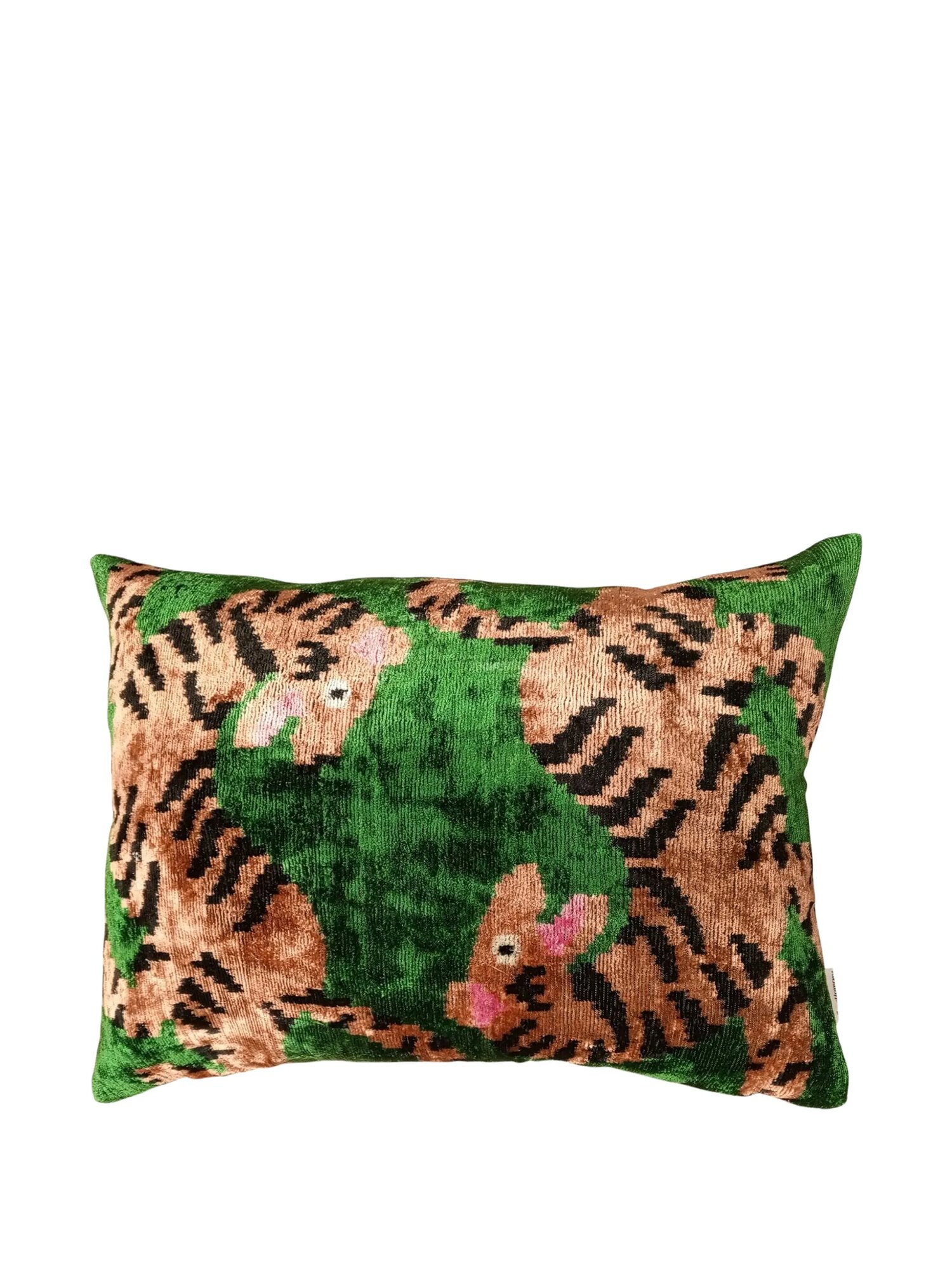 Бархатная подушка (60 x 40 см), OneSize , green
