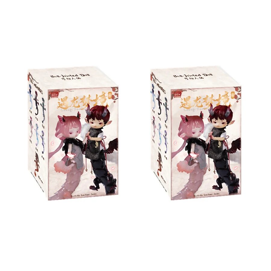 Ticify Penny Box Fantastic Creatures Series Ob11 1/12 БДЖ кукла, Черный, Унисекс