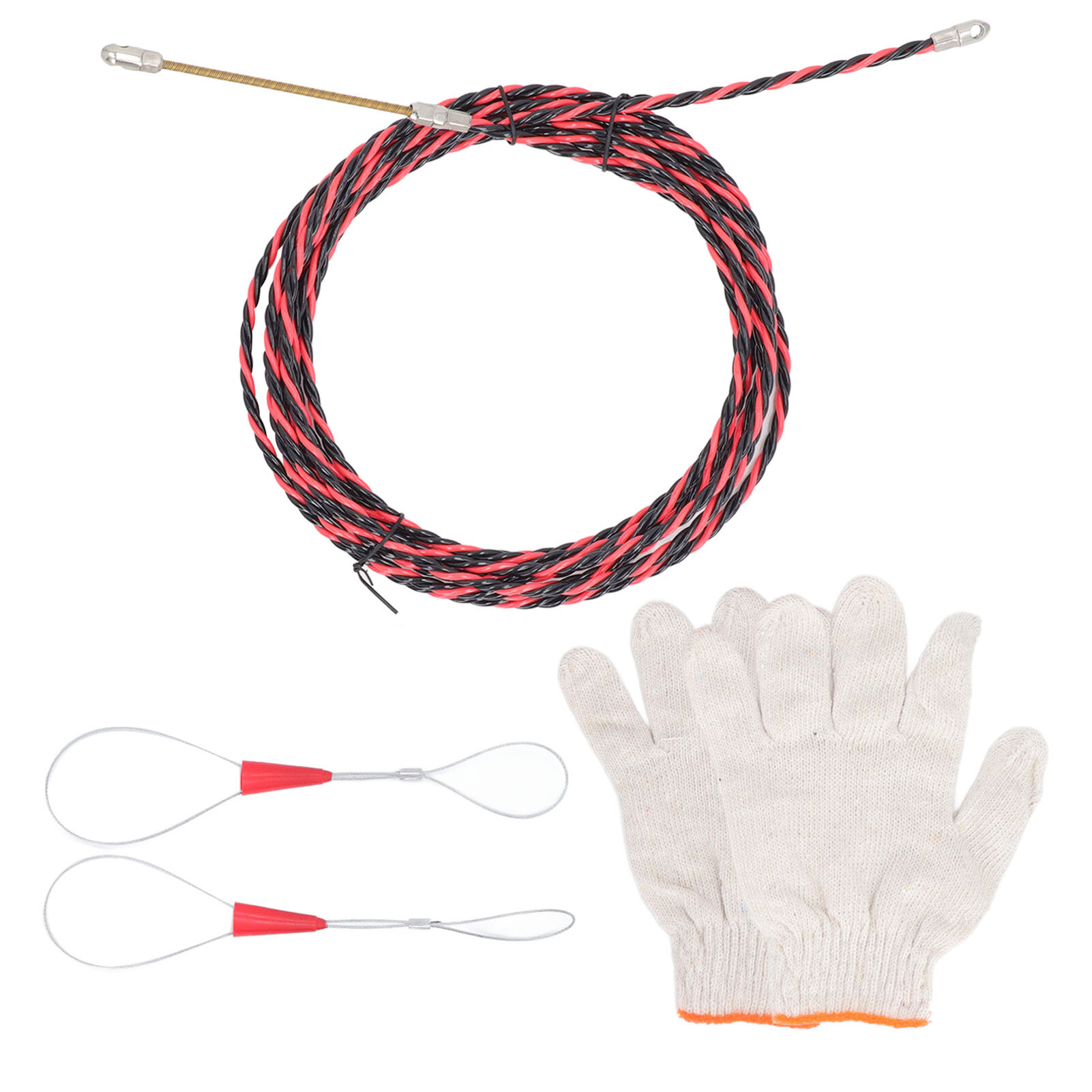 Электрический пружинный нитевдеватель, протяжной инструмент для кабеля, ручной кабельный тягач, устройство для натяжения нити, 5 м