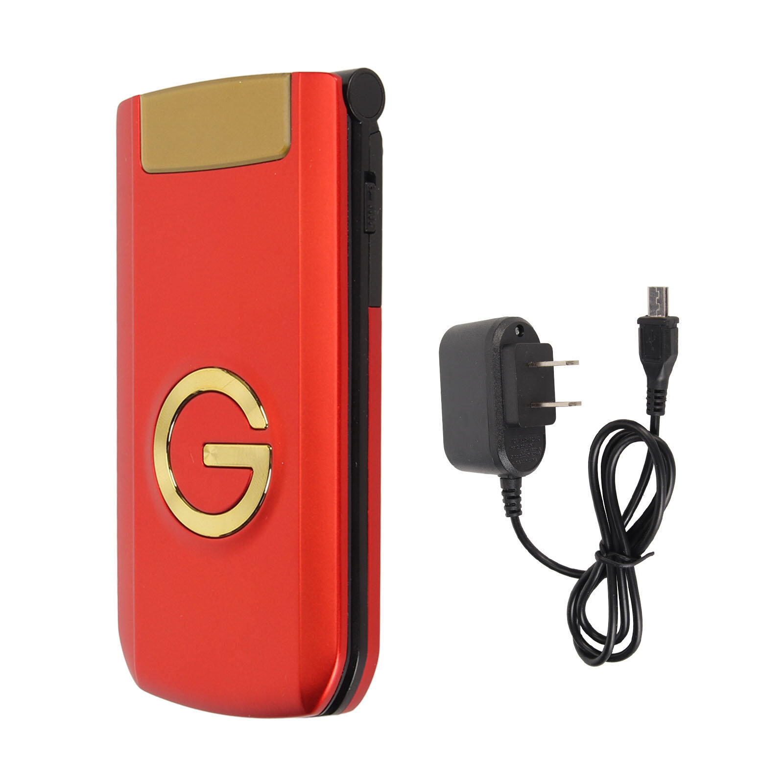 Flip Phone G9000 разблокирован GSM Dual SIM -телефон сотовый телефон 4800MAH 100–240V 2G Flip Phone для пожилых людей Red US Plug