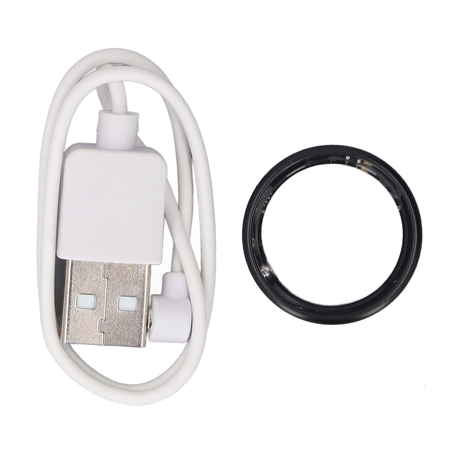 Умное фитнес-кольцо из титанового сплава с функцией фотосъемки и видеопрокрутки, водонепроницаемость 50 м, легкое, спортивное, черное, размер 12