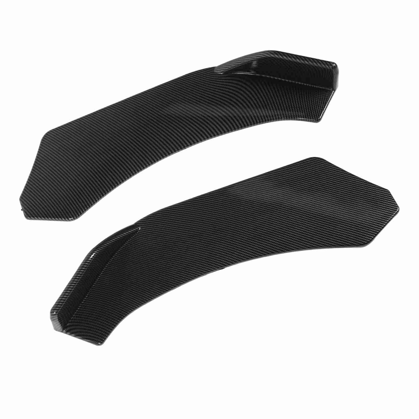 2 шт. Универсальная губа переднего бампера из углеродного волокна 57 см, защитная накладка на губу для транспортных средств