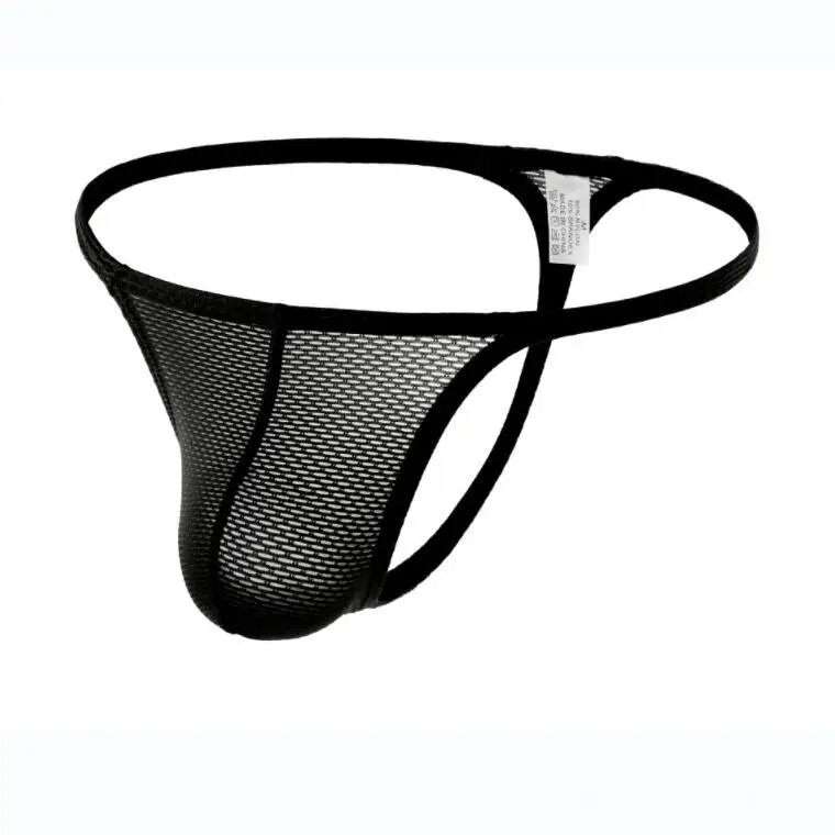 Мужское сексуальное нижнее белье, эротические стринги с Т-образной спинкой, мужские U-образные выпуклые трусики с мешочком, ультратонкие эластичные дышащие быстросохнущие трусы