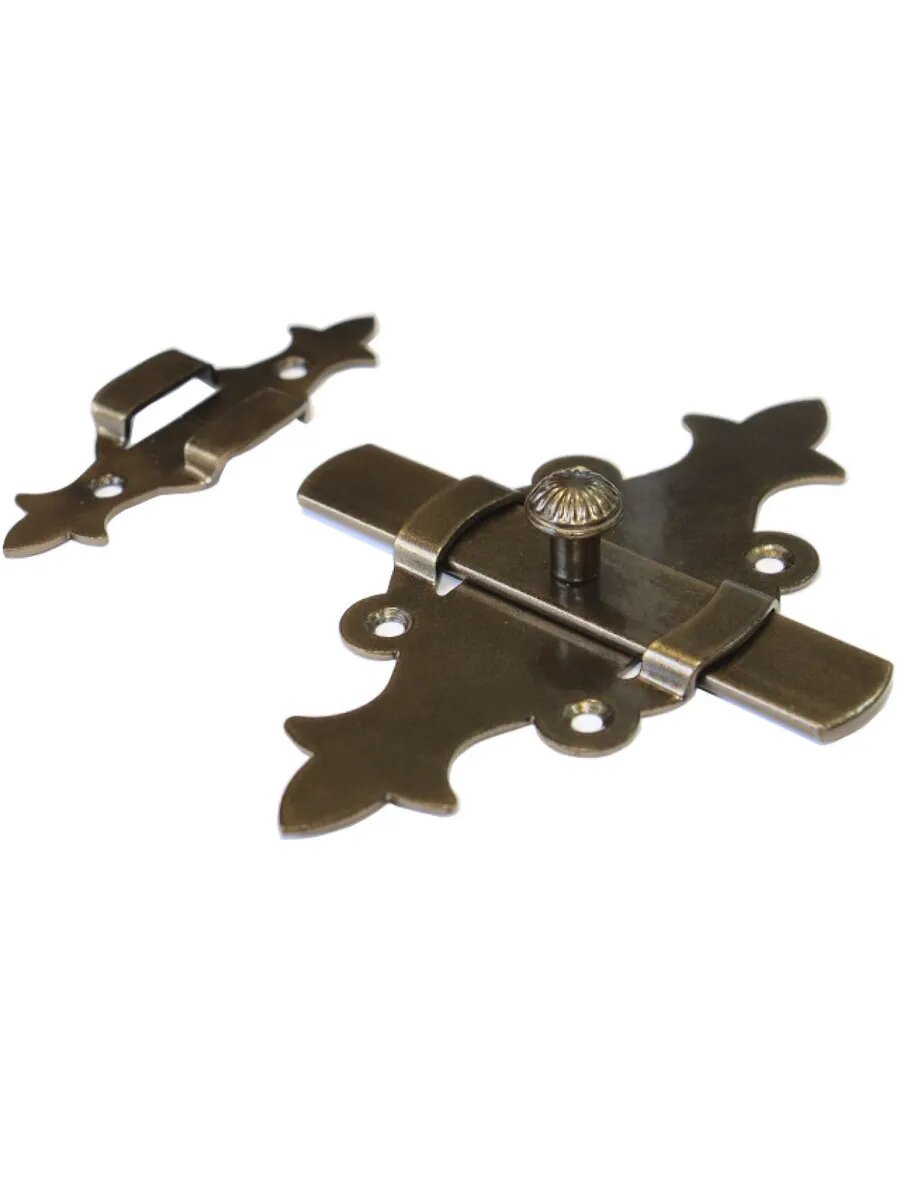 Задвижка дверная 140 мм Классика, цвет бронзовый металлик STARFIX (SMP-37092-1)