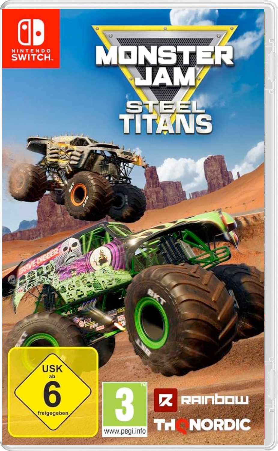 Игра Monster Jam Steel Titans (Nintendo Switch) картридж, 3+