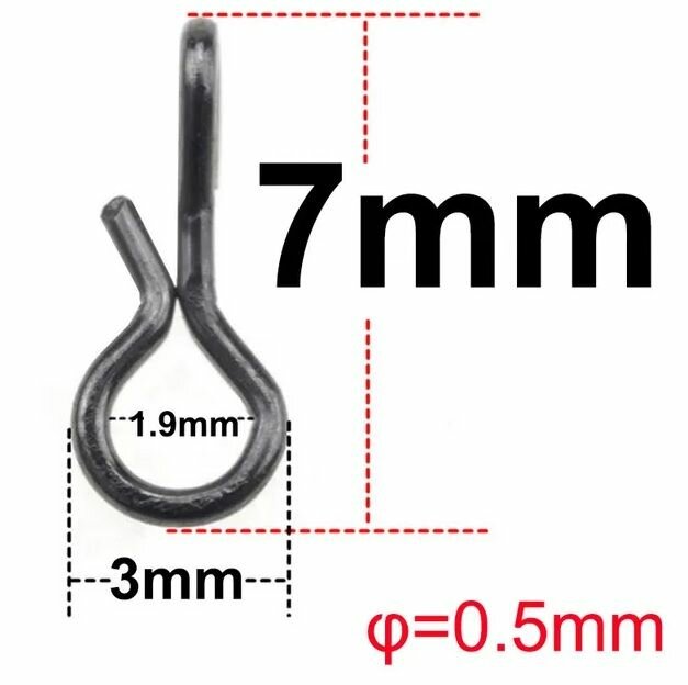 Застёжка быстросъём рыболовная