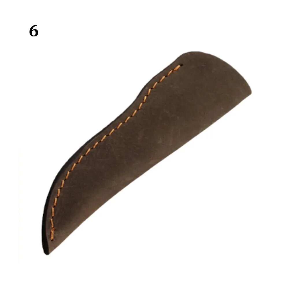 Кожаные ножны для складного ножа Коричневый, 6