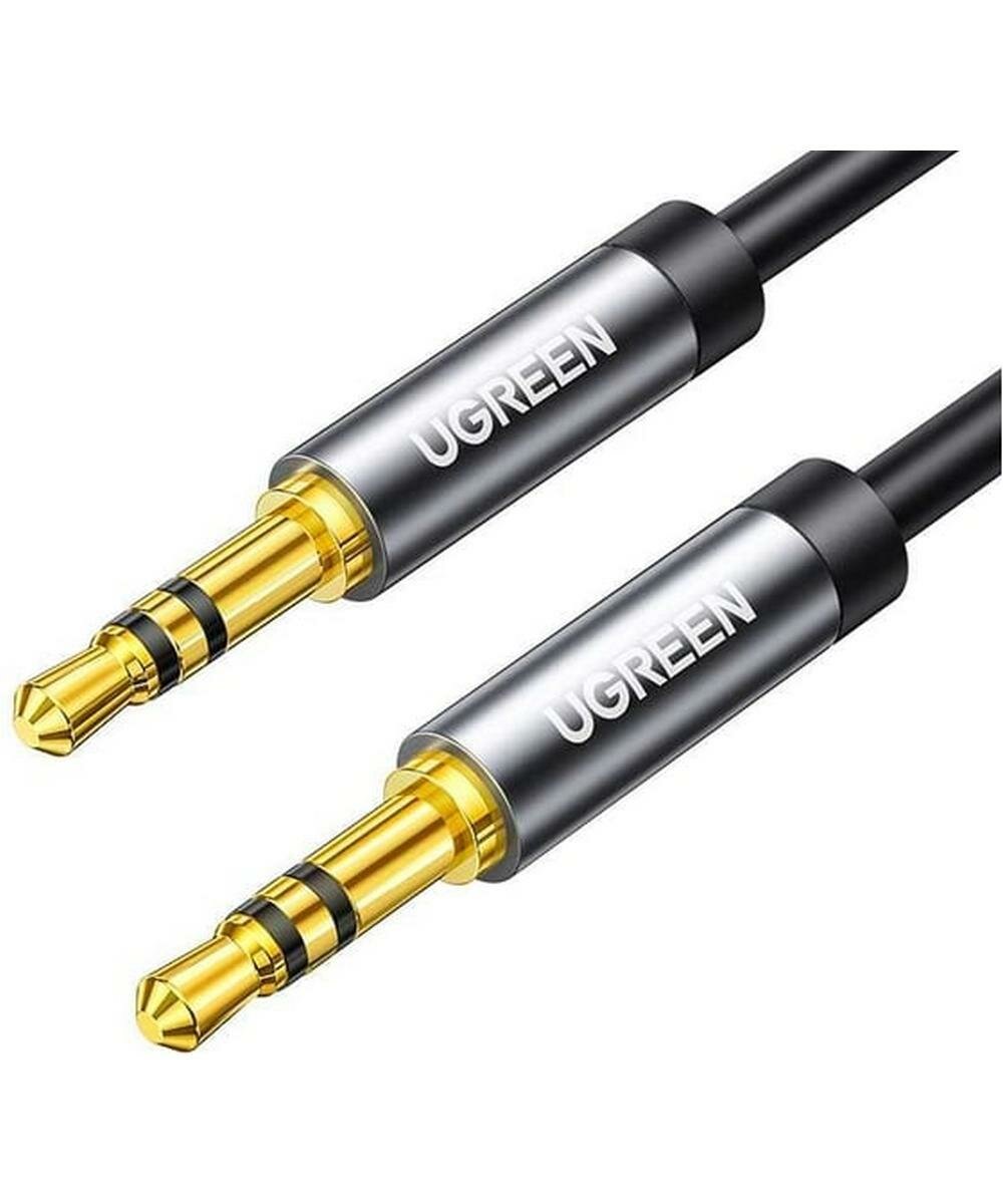 Кабель AUX UGREEN AV119 3.5mm AUX 5м Черный Mini jack 3.5 mm (RU)