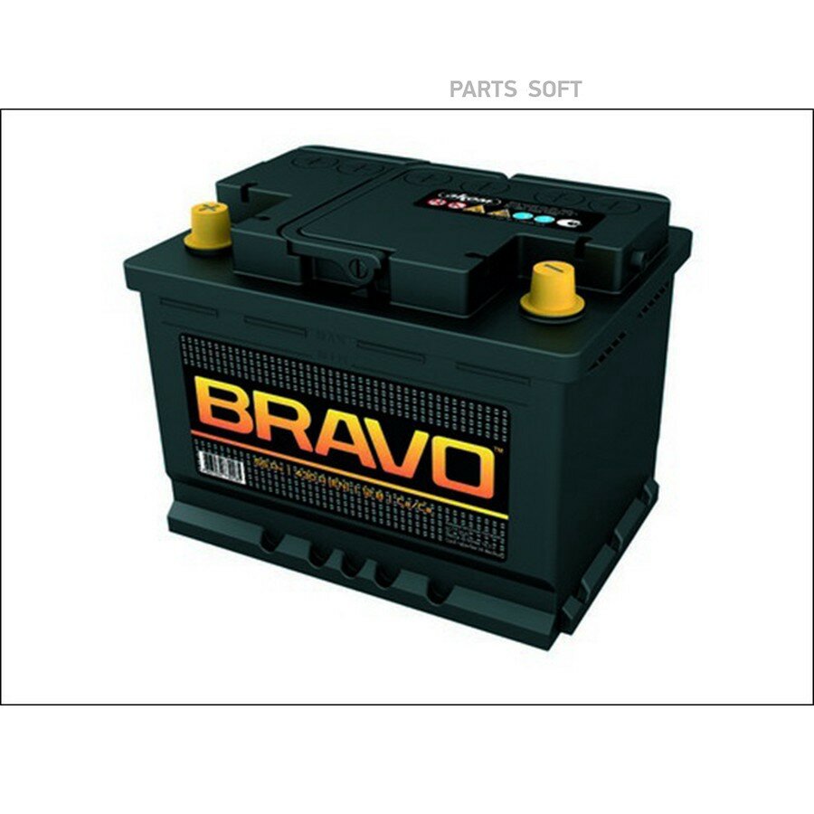 Аккумулятор 6СТ- 55 Bravo п. п. (пусковой ток 430А) L2 (АКОМ) от официального дистрибьютора, AKOM, артикул 4607034730185