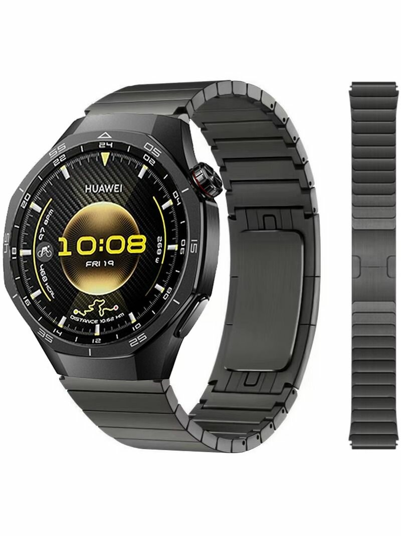 22 мм титановая лента для Huawei Smart Watch GT6 Pro / GT6 / 5/4/3 46 мм металлическая лента быстрого выпуска
