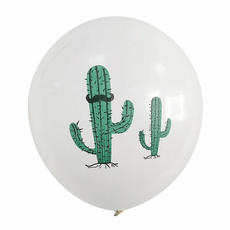 Воздушные шарики Кактусы 10 шт мексиканская вечеринка