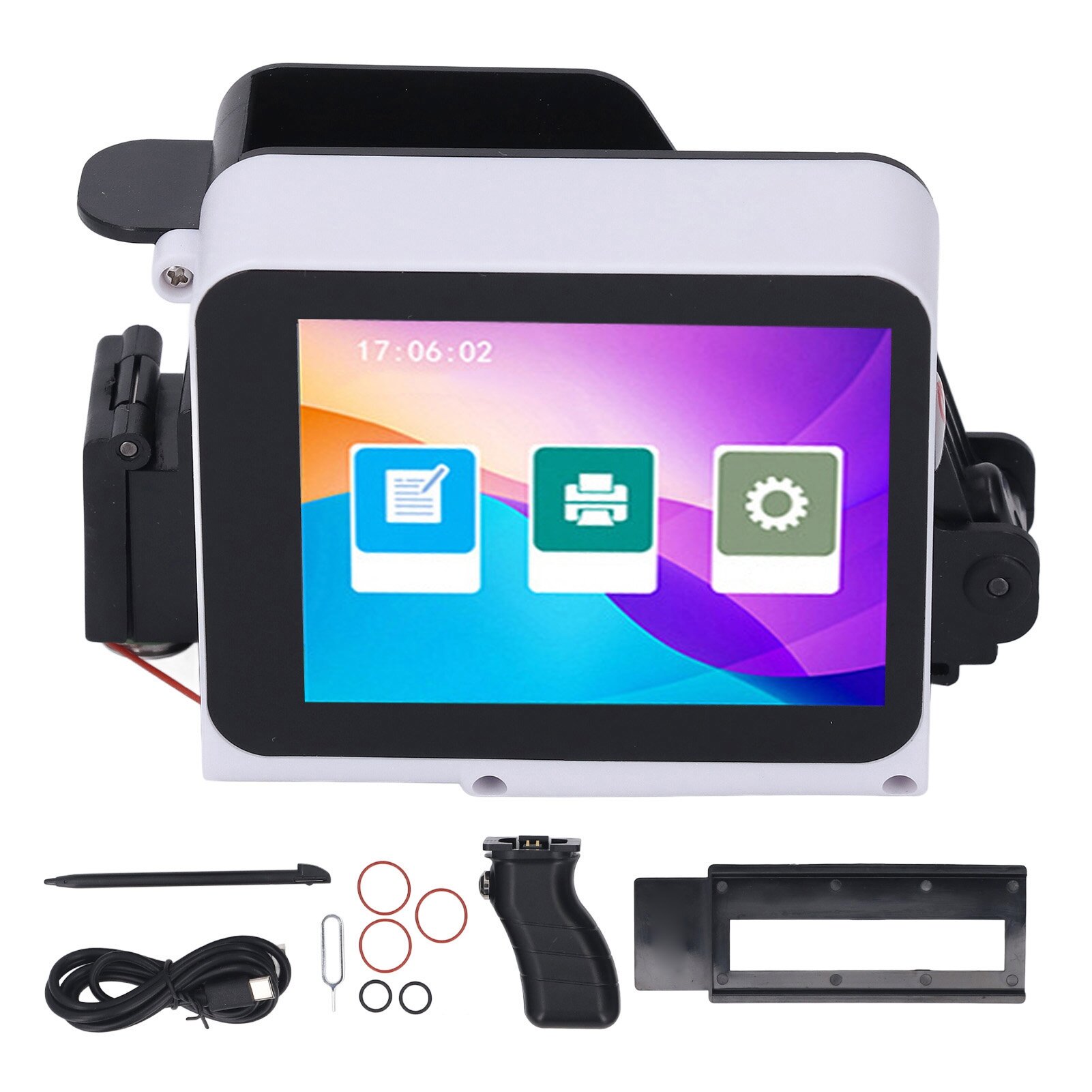 Ручной струйный принтер 12,7 мм для печати штрихкодов, дат, номеров партий, поддержки нескольких языков и материалов.