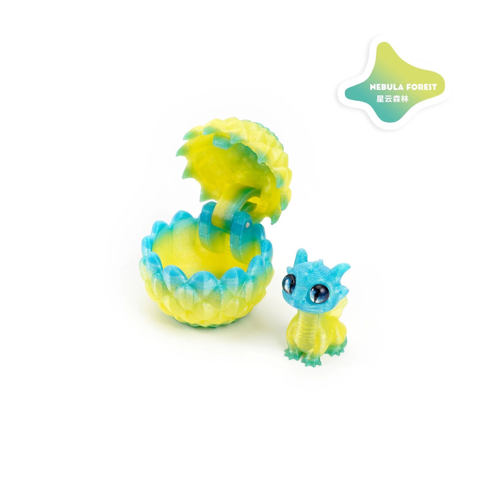 3D-печатные яйца дракона с мини-игрушками-сюрпризами 1PC--Style-3