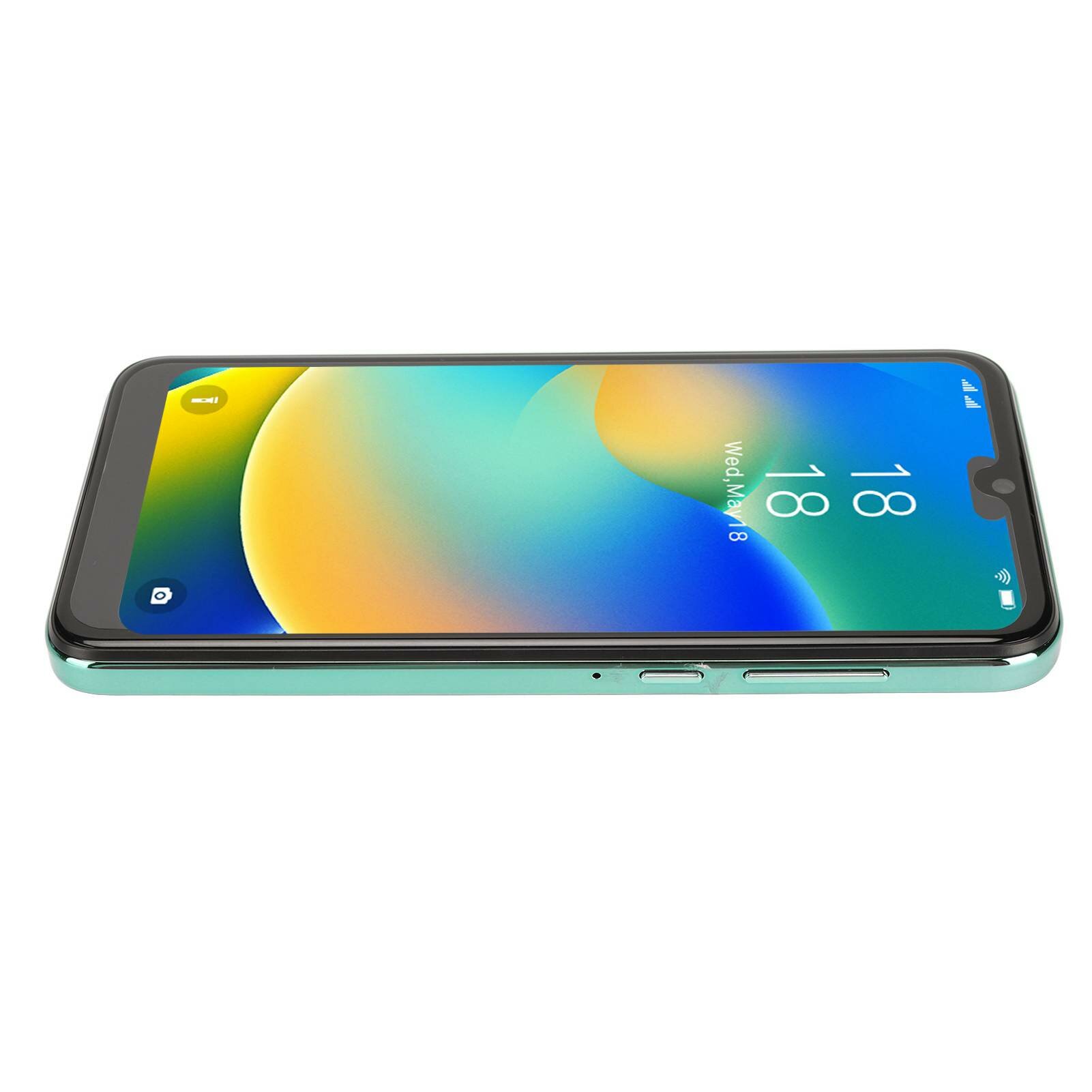 Смартфон I14pro Max, зеленый, 6,1 дюйма, 4 ГБ ОЗУ, 32 ГБ ПЗУ, аккумулятор 6800 мАч, мобильный телефон для Android 11.0, 100‑240 В, британская вилка