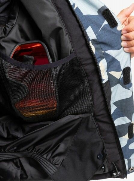 Пуховик Quiksilver Весна-лето 2024, размер XS/8, голубой — фото 1